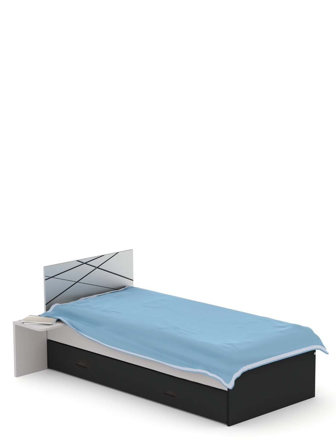 Postel 90x200 X Dark - Studentské postele - Meblik