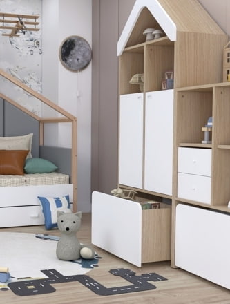 Postel 90x200 X Dark - Studentské postele - Meblik