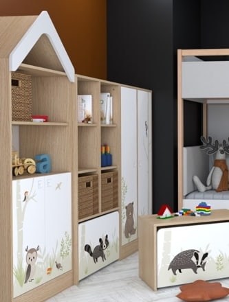 Postel 90x200 X Dark - Studentské postele - Meblik